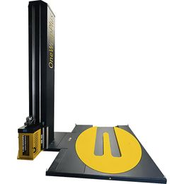 Palettenwickler OneWrap+, mit offenem Drehteller, Palettenhöhe 2200 mm, Drehteller Ø 1650 mm, mechanische Bremse/Schnellentriegelung kaiserkraft