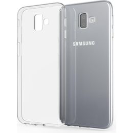 Nalia Hülle kompatibel mit Samsung Galaxy J6 Plus (Samsung Galaxy J6+), Smartphone Hülle, Transparent