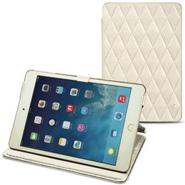 Noreve Lederschutzhülle horizontal (iPad Mini 5), Tablet Hülle, Weiss