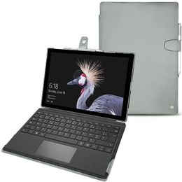 Noreve Lederschutzhülle (Surface Pro (2017)), Tablet Hülle, Grau