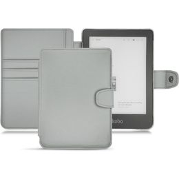 Noreve Lederschutzhülle Wallet (Clara HD), eReader Zubehör, Grau