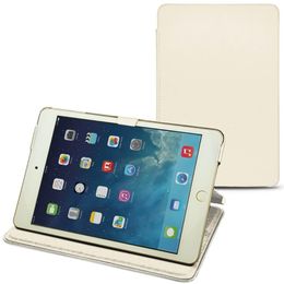 Noreve Lederschutzhülle horizontal (iPad Mini 5), Tablet Hülle, Weiss