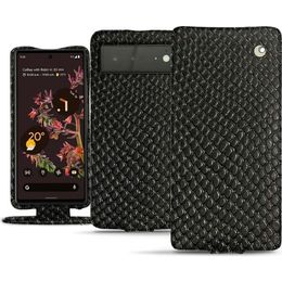 Noreve Lederschutzhülle vertikal (Google Pixel 6), Smartphone Hülle, Schwarz