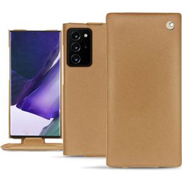 Noreve Lederschutzhülle vertikal (Samsung Galaxy Note 20 Ultra), Smartphone Hülle, Beige