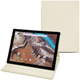 Noreve Lederschutzhülle vertikal (Pixel C), Tablet Hülle, Weiss