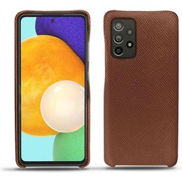 Noreve Lederschutzhülle (Samsung Galaxy A52), Smartphone Hülle, Braun