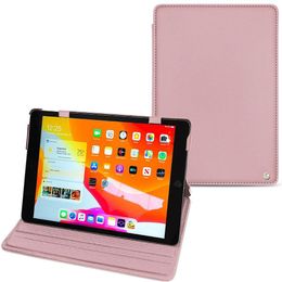 Noreve Lederschutzhülle horizontal (iPad 10.2 2019), Tablet Hülle, Rosa