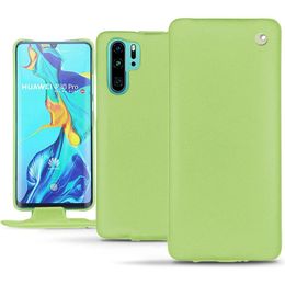 Noreve Lederschutzhülle vertikal (Huawei P30 Pro), Smartphone Hülle, Grün