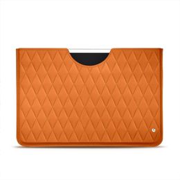 Noreve Lederschutzhülle (iPad Pro 12.9), Tablet Hülle, Orange