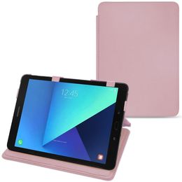 Noreve Lederschutzhülle horizontal (Galaxy Tab S3 9.7 (2017)), Tablet Hülle, Rosa