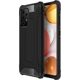 Screenguard AdventureCase Samsung Galaxy A52 Hybrid Hülle (Samsung Galaxy A52), Smartphone Hülle, Schwarz