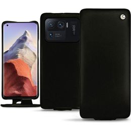 Noreve Lederschutzhülle vertikal (Xiaomi Mi 11 Ultra), Smartphone Hülle, Schwarz