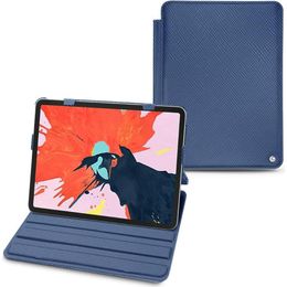 Noreve Lederschutzhülle horizontal (iPad Air 2022 (5. Gen), iPad Air 2020 (4. Gen)), Tablet Hülle, Blau