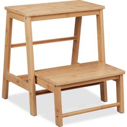 Relaxdays, Hocker + Pouf, Tritthocker