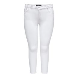 Only Carmakoma Jeans 'Willy' Damen Gr&ouml;&szlig;e 41/42 Gro&szlig;e Gr&ouml;&szlig;en white denim