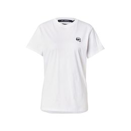K by KARL LAGERFELD Karl Lagerfeld T-Shirt 'IKONIK 2.0' Damen Gr&ouml;&szlig;e XL schwarz / wei&szlig;