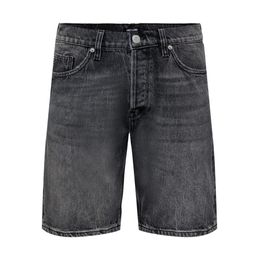 Only & Sons Only & Sons Shorts Herren Gr&ouml;&szlig;e 28 black denim