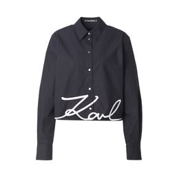 K by KARL LAGERFELD Karl Lagerfeld Bluse Damen Gr&ouml;&szlig;e XS schwarz / wei&szlig;