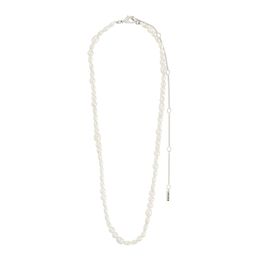 Pilgrim Kette 'Elliana' Damen Gr&ouml;&szlig;e One Size silber / perlwei&szlig;