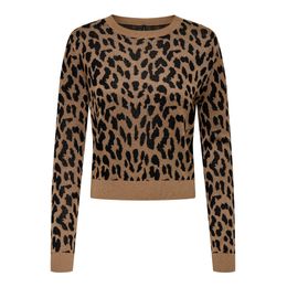 Only Pullover 'ONLVienna' Damen Gr&ouml;&szlig;e M karamell / schwarz