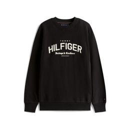Tommy Hilfiger Sweatshirt Herren Gr&ouml;&szlig;e L schwarz / wollwei&szlig;