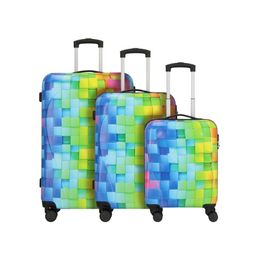 Nowi Santa Cruz 4 Rollen Kofferset 3-teilig in bunt | Gr.: onesize