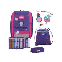 Scout Genius DIN - Schulranzen Set 4 tlg. mit Turnbeutel (Action) in Summer | Gr.: onesize