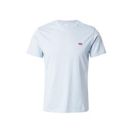 Levi's LEVI'S T-Shirt 'Original Housemark Tee' Herren Gr&ouml;&szlig;e L pastellblau / blutrot / wei&szlig;