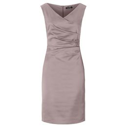 Vera Mont Etuikleid mit Raffung in Grau | Gr.: 44