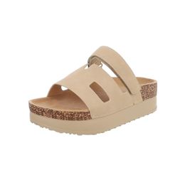 Ital-Design Sandale & Sandalette in Beige | Gr.: 40