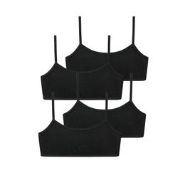 Schiesser Bustier 95/5 Organic Cotton in Schwarz | Gr.: 164