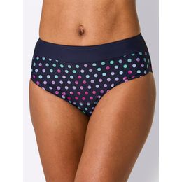 feel good Damen Bikini-Hose, Blau, Gr. 42, Bikinihosen, Material: Polyamid