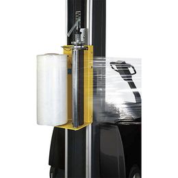 Palettenwickler BeeWrap+, mobile Stretchmaschine, Palettenh&ouml;he 2100 mm, mechanische Bremse/Schnellentriegelung kaiserkraft