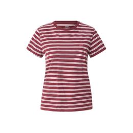 Levi's LEVI'S T-Shirt 'The Perfect Tee' Damen Gr&ouml;&szlig;e XS weinrot / wei&szlig;
