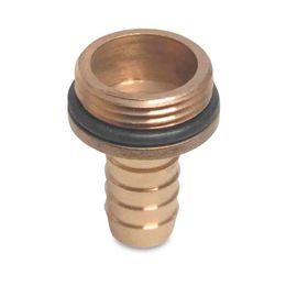 Messing Schlaucht&uuml;lle mit O-Ring 1" AG x 25 mm T&uuml;lle