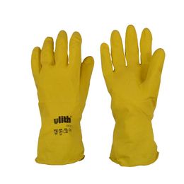 Boni-Shop&reg; Latex Handschuhe, Industriehandschuhe, Gummihandschuhe, Gr. M, Gelb