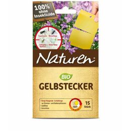Naturen Gelbstecker 15 St., Trauermücken Bekämpfung, Pflanzenstecker