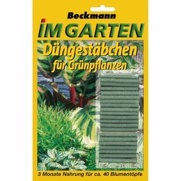 BECKMANN&BREHM D&uuml;ngest&auml;bchen, Gr&uuml;npflanzen, Zimmerpflanzen, Palmen, NPK D&uuml;nger, 40 St&uuml;ck