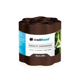 cellfast Gartenrand braun 15 cm x 9 Meter