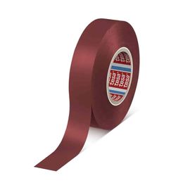 Tesa Isolierband, PVC, Elektro, rot, 19mm, 33m, UV-best&auml;ndig