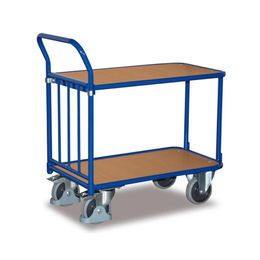 Cordes Tischwagen 400 kg, Schiebeb&uuml;gelwagen, Typ S, EasySTOP, blau