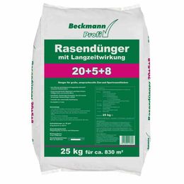 BECKMANN&BREHM 25 kg Rasendünger mit Langzeitwirkung 20+5+8 Beckmann f.ca. 830m²