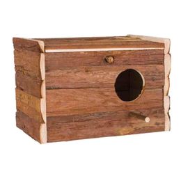 Nistkasten für Vögel, Nistkasten Holz, Rindenholz, 30x20x20 cm