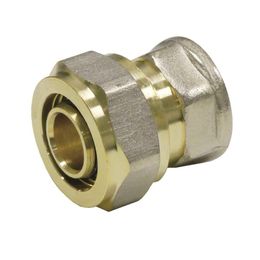 Boni-Shop&reg; Schraubfitting, Kupplung 16mm, 3/4 IG, f&uuml;r Verbundrohr, ohne Pressen