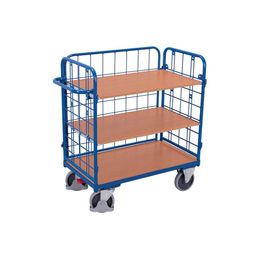 Cordes Dreiwandwagen, Transportwagen 500kg, mit 3 Böden, Typ XL, EasySTOP
