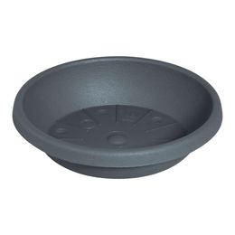 Blumentopfuntersetzer, Pflanzuntersetzer CYLINDRO, &Oslash; 25cm, anthrazit