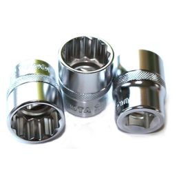 Boni-Shop&reg; Stecknuss 1/2 Zoll, 24mm Nuss, Cr-V, 12-Kant, f&uuml;r Ratsche