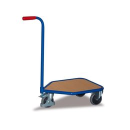 Cordes Griffroller, 3 Rad, Holz-Ladefläche, Transportroller klein, 150 kg Traglast
