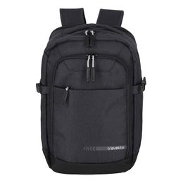 Travelite Laptoprucksack »KICK OFF Cabin Rucksack« Reiserucksack Freizeitrucksack Kabinengepäck Arbeitsrucksack anthrazit B/H/T: 25 cm x 40 cm x 20...
