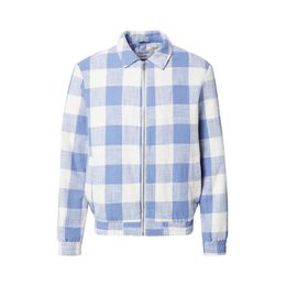 DAN FOX APPAREL Jacke 'Ilja' Herren Gr&ouml;&szlig;e M rauchblau / offwhite